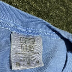 Comfort Colors | Shirts | Comfort Colors Blue Graphic Mens Tee | Poshmark